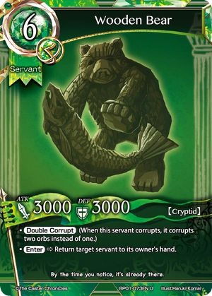 Wooden Bear | Caster Chronicles TCG Wiki | Fandom
