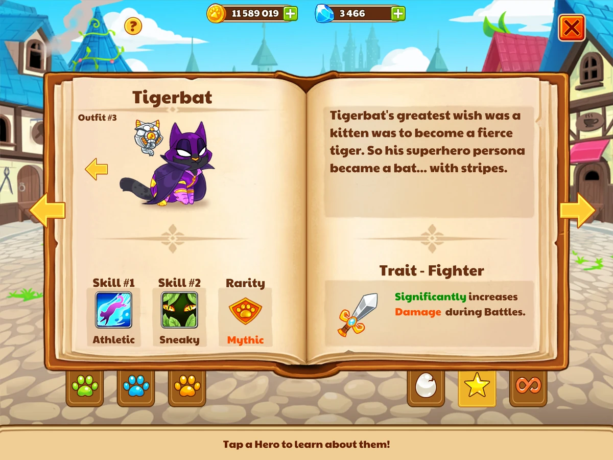 Tigerbat | Castle Cats Wiki | Fandom