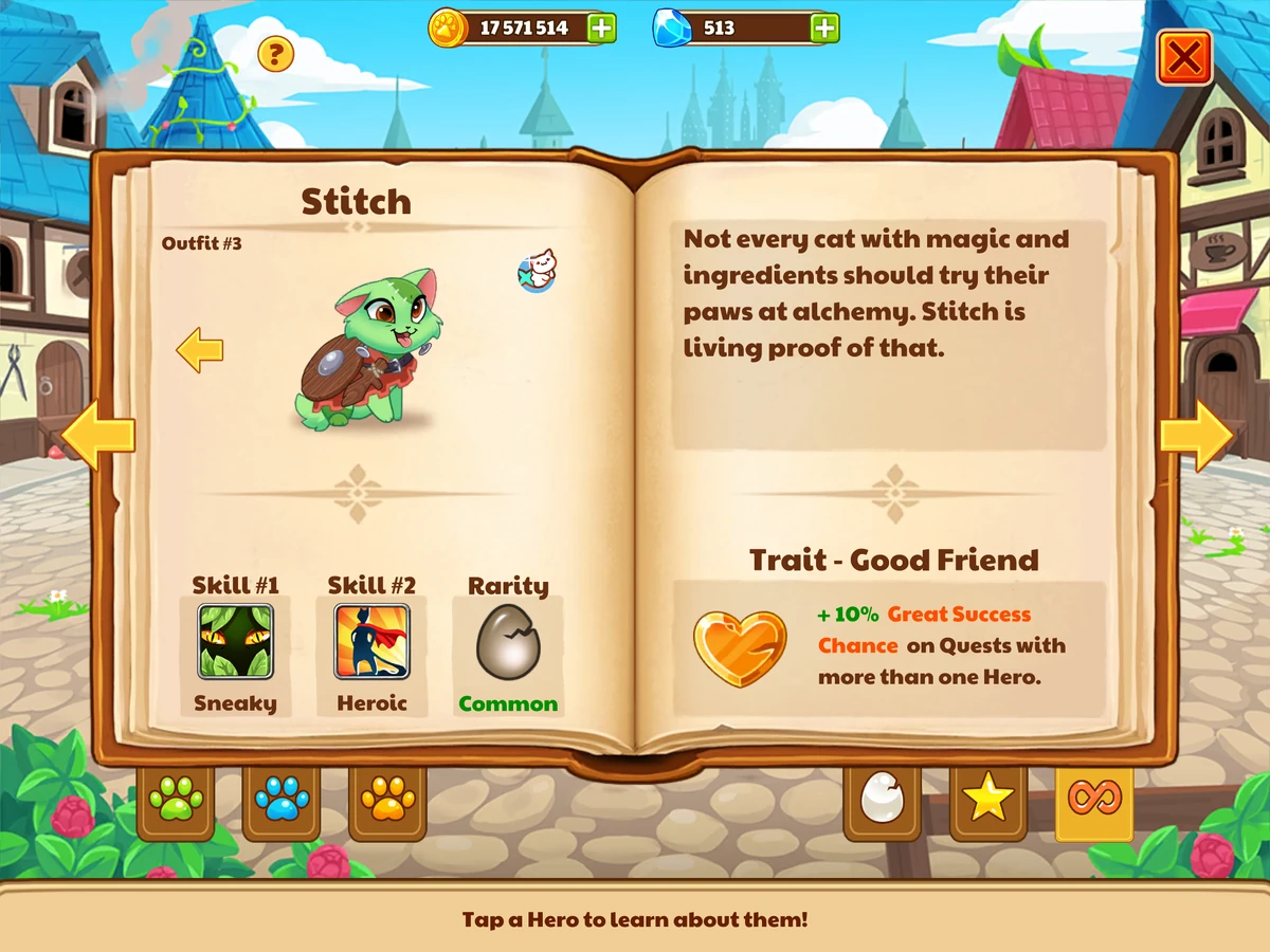 Stitch | Castle Cats Wiki | Fandom