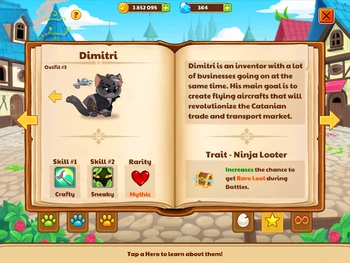Dimitri | Castle Cats Wiki | Fandom