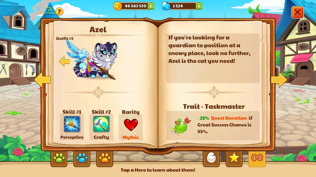 Azel | Castle Cats Wiki | Fandom