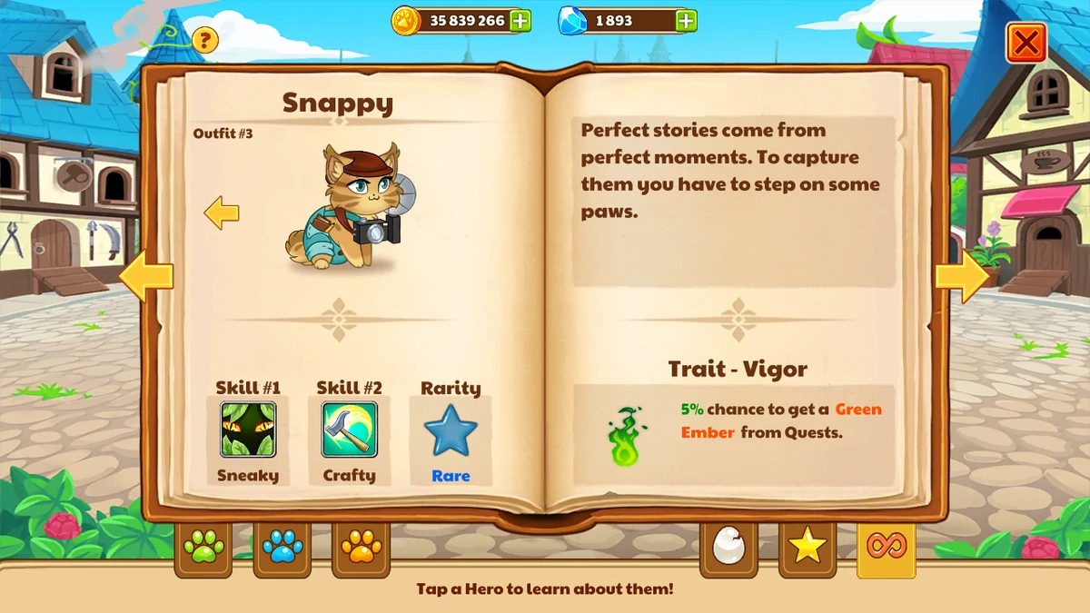 Snappy | Castle Cats Wiki | Fandom