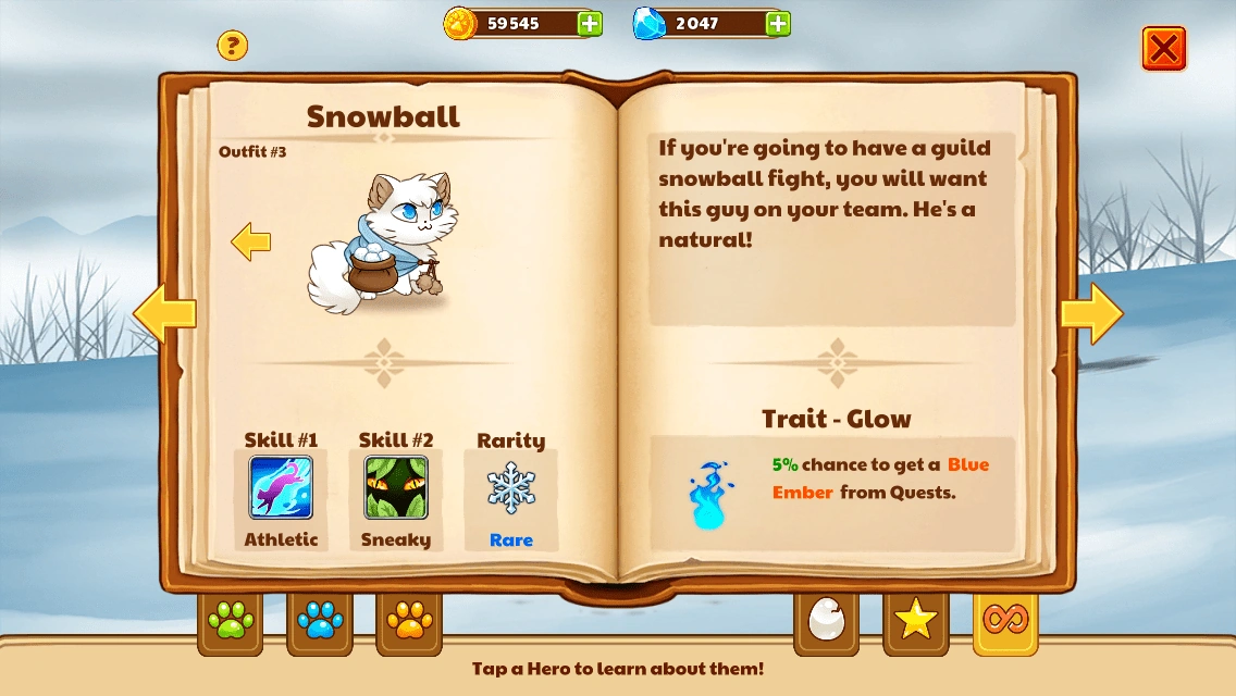 Snowball | Castle Cats Wiki | Fandom
