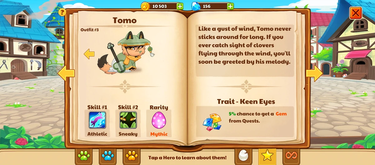 Tomo | Castle Cats Wiki | Fandom
