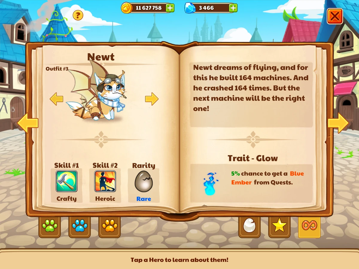 Newt | Castle Cats Wiki | Fandom