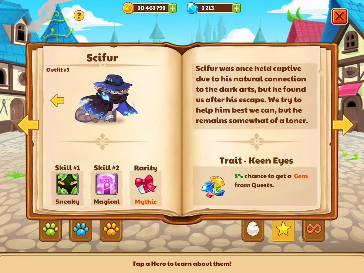 Scifur | Castle Cats Wiki | Fandom