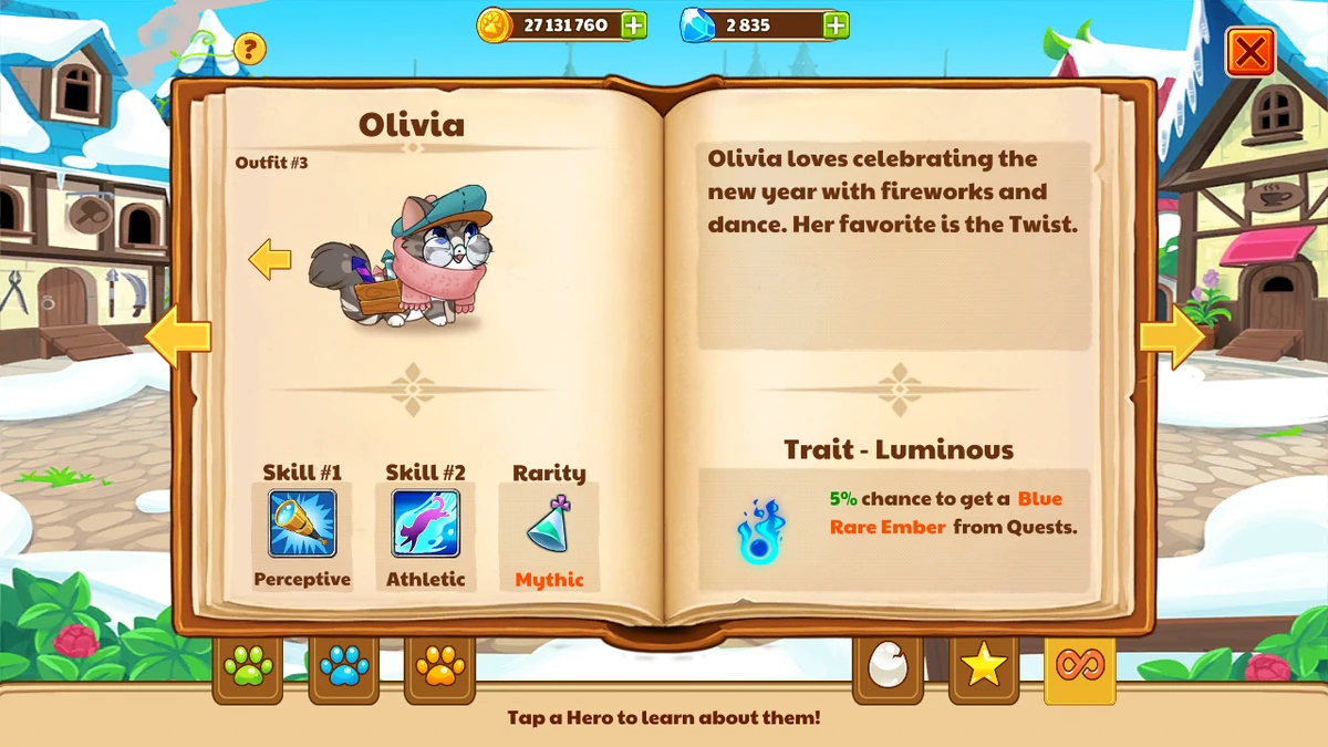 Olivia | Castle Cats Wiki | Fandom