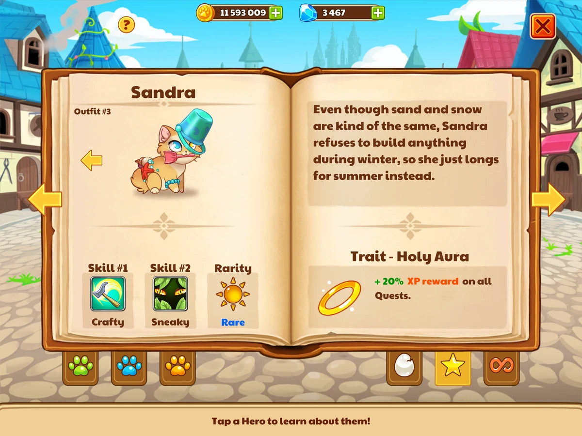 Sandra | Castle Cats Wiki | Fandom