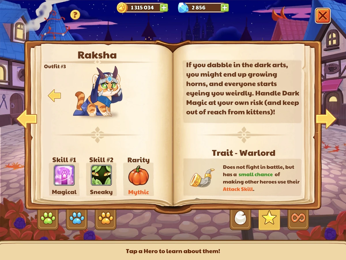 Raksha | Castle Cats Wiki | Fandom