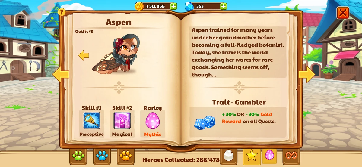 Aspen | Castle Cats Wiki | Fandom