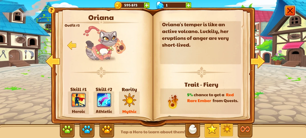 Oriana | Castle Cats Wiki | Fandom