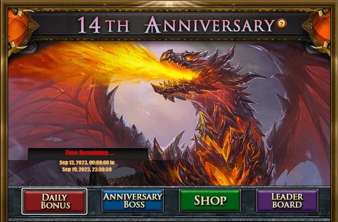 14th Anniversary | Castle Age Wiki | Fandom