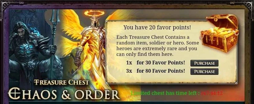 Chaos & Order Chest (Limited) | Castle Age Wiki | Fandom