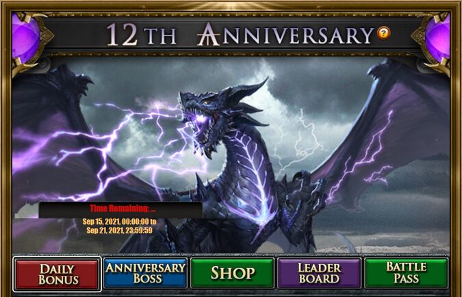 12th Anniversary | Castle Age Wiki | Fandom