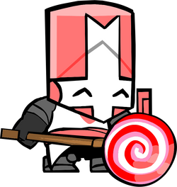 Pink Knight Castle Crashers