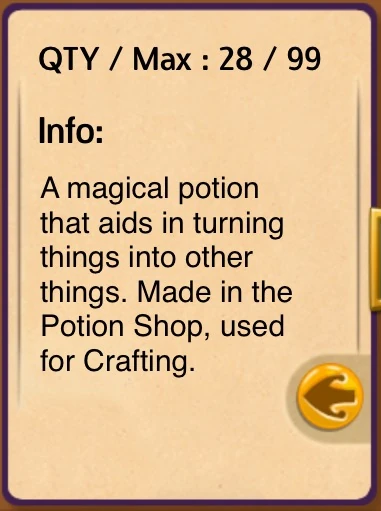 Transformation Tonic | Castle Story Guide Wiki | Fandom