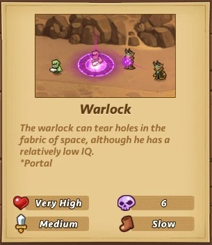 Warlock | Castle TD2 Wikia | Fandom