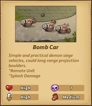 Bomb Car | Castle TD2 Wikia | Fandom