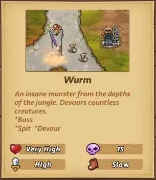 Wurm | Castle TD2 Wikia | Fandom