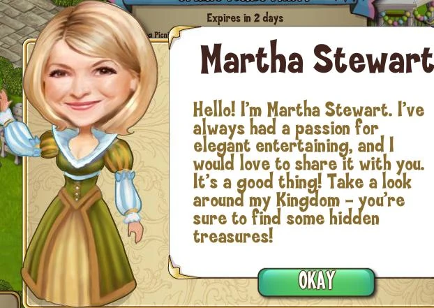 Martha Stewart | CastleVille Wiki | Fandom