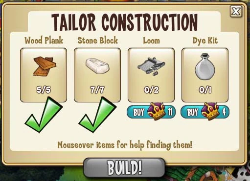 Tailor Castleville Wiki Fandom