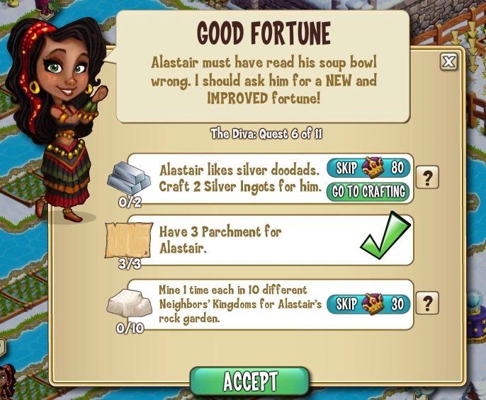 Good Fortune | Castleville Wiki | Fandom
