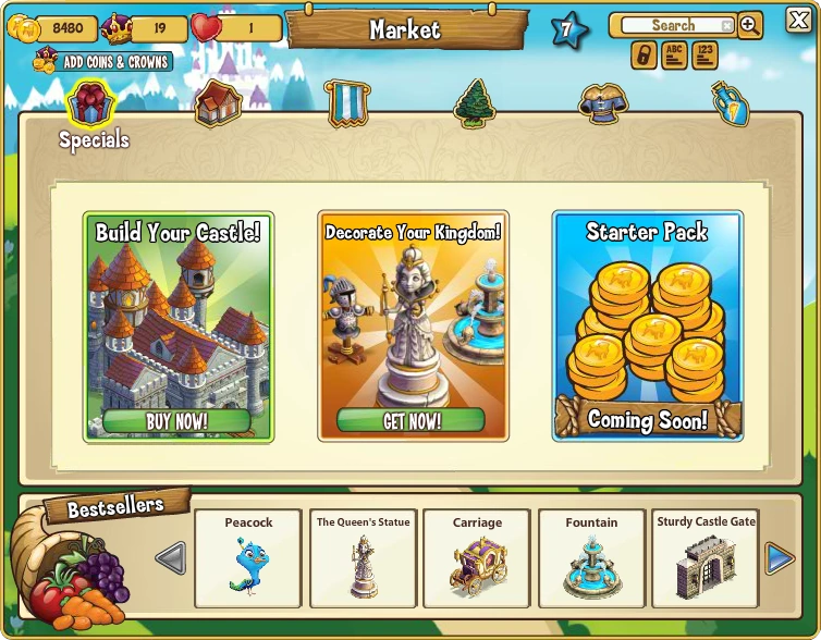 Market | Castleville Wiki | Fandom