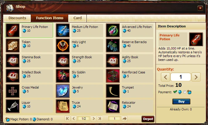 Shop | Castlot Wiki | Fandom