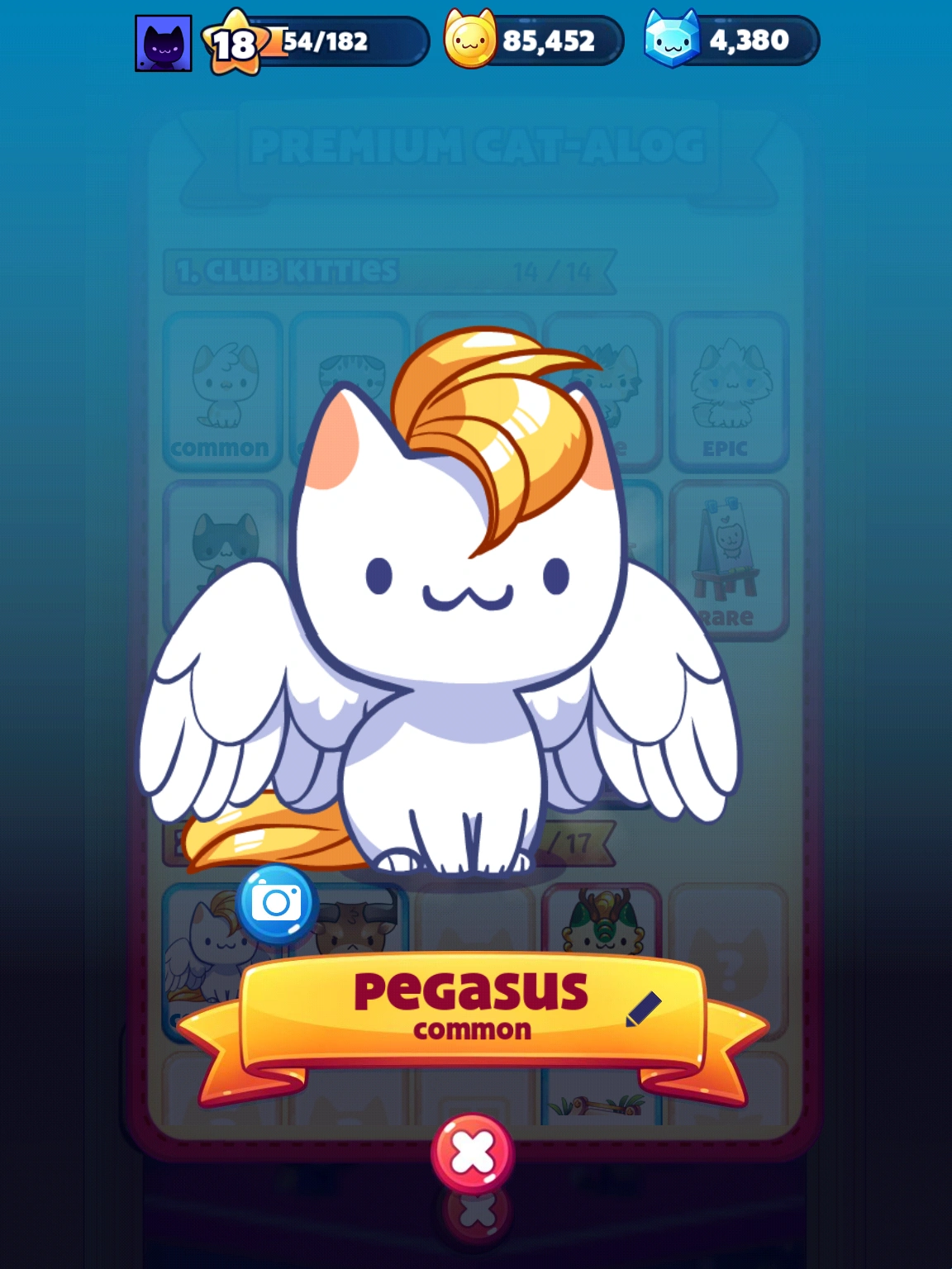 Pegasus | Cat Game - The Cat Collector! Wiki | Fandom