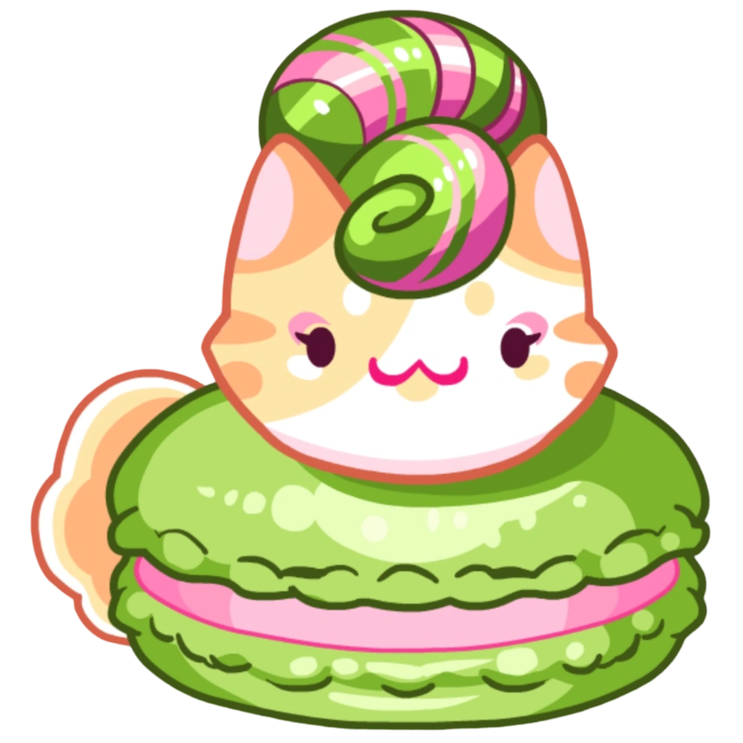 Matcha Macaroon | Cat Game - The Cat Collector! Wiki | Fandom