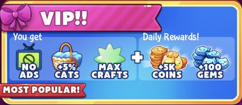 VIP Membership | Cat Game - The Cat Collector! Wiki | Fandom