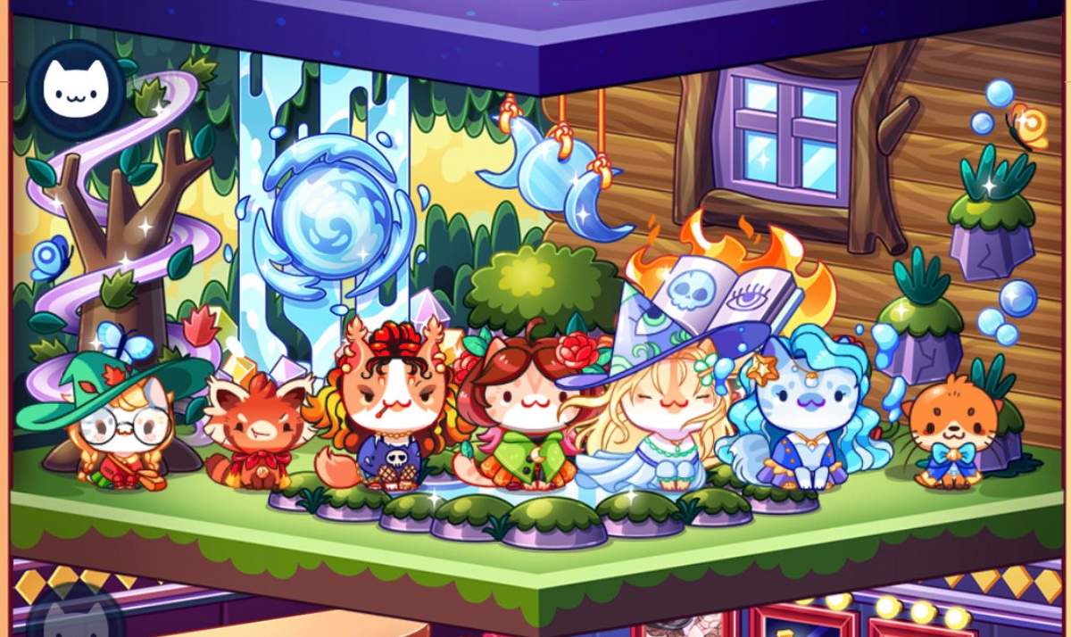 Elemental Witch Cat Game The Cat Collector Wiki Fandom