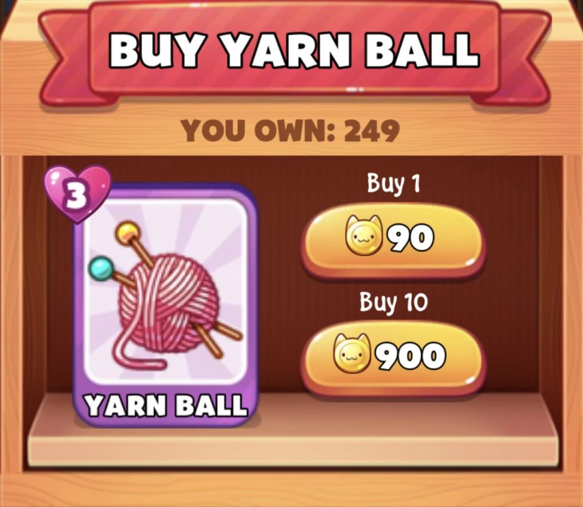 Yarn Ball (Food) | Cat Game - The Cat Collector! Wiki | Fandom