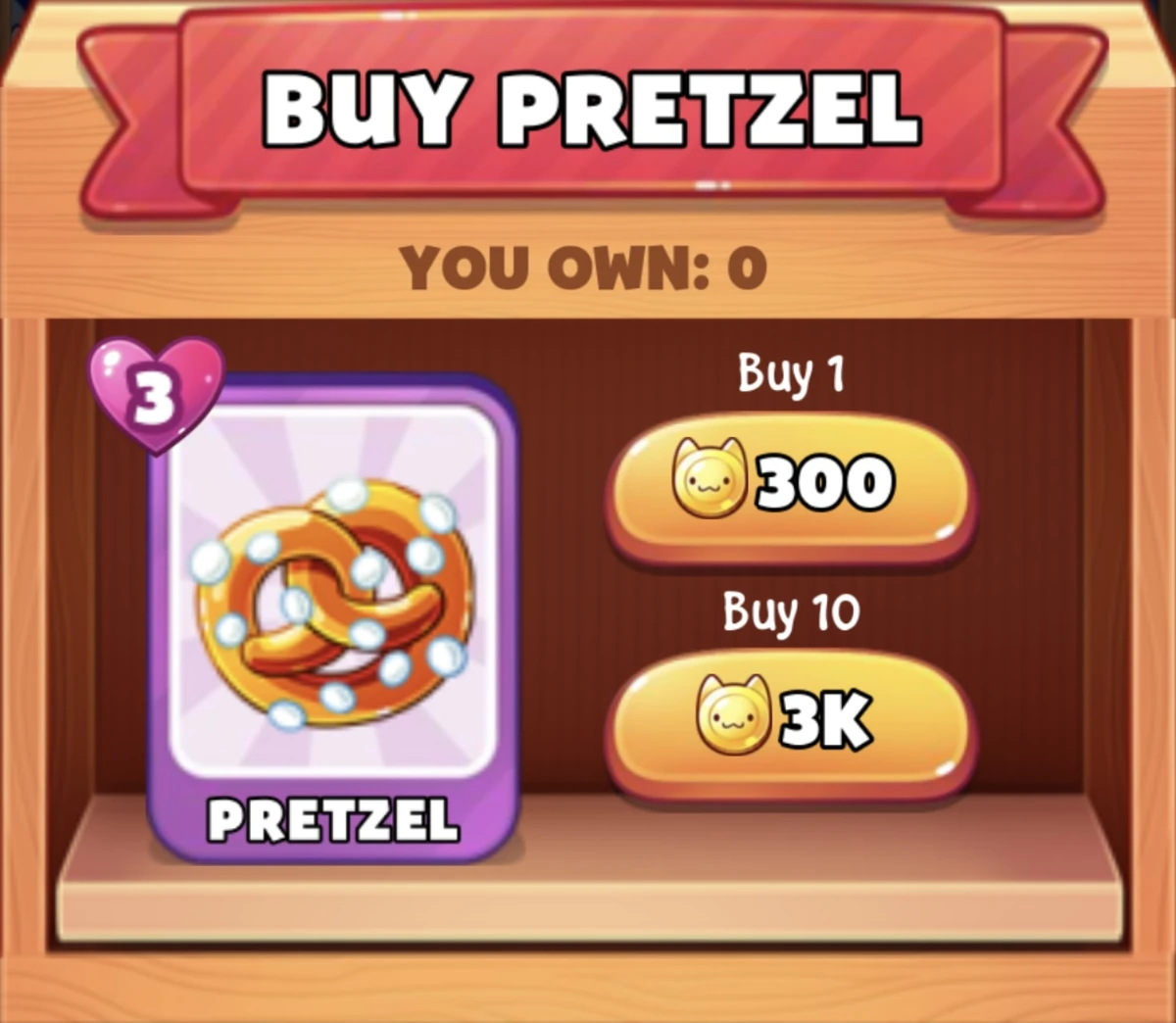 Pretzel (Food) | Cat Game - The Cat Collector! Wiki | Fandom