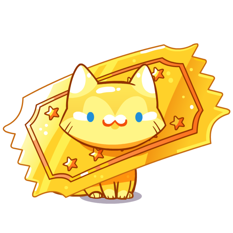Golden Ticket | Cat Game - The Cat Collector! Wiki | Fandom