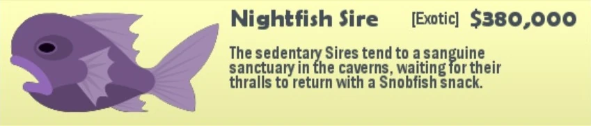 Nightfish Sire | Cat Goes Fishing Wikia | Fandom