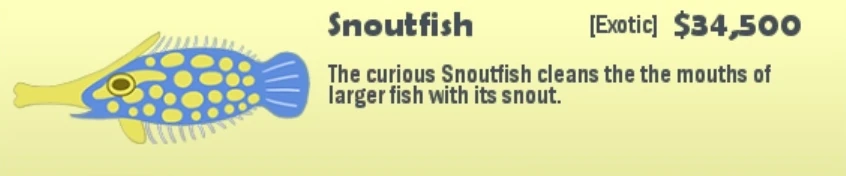 Snoutfish | Cat Goes Fishing Wikia | Fandom