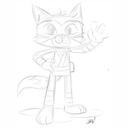 how to draw ninja cat