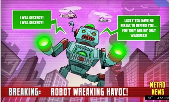 Robot Rampage | Cat Ninja Wiki | Fandom