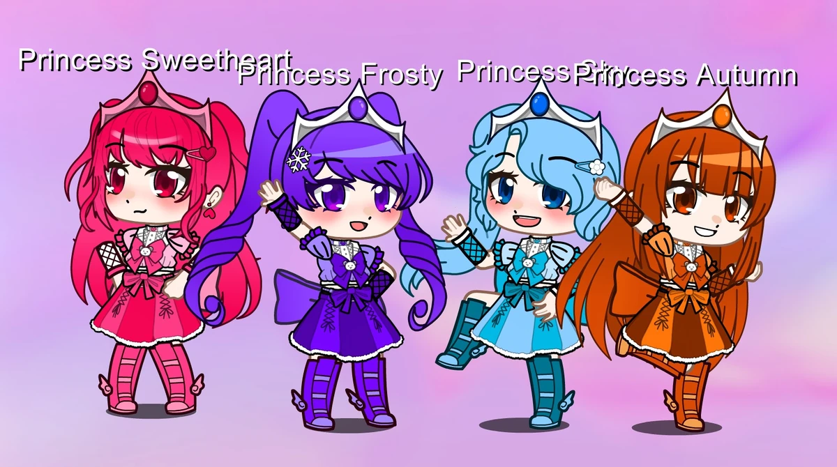 Element Princesses (Emotion Catch! Teenieping) | Catch! Teenieping ...