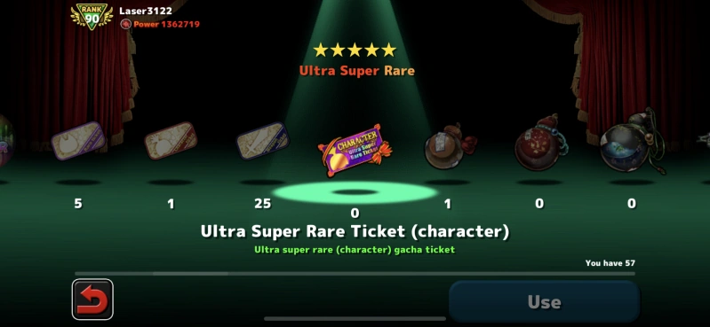 Ultra Super Rare Ticket (character) | Cats the Commander Wiki | Fandom