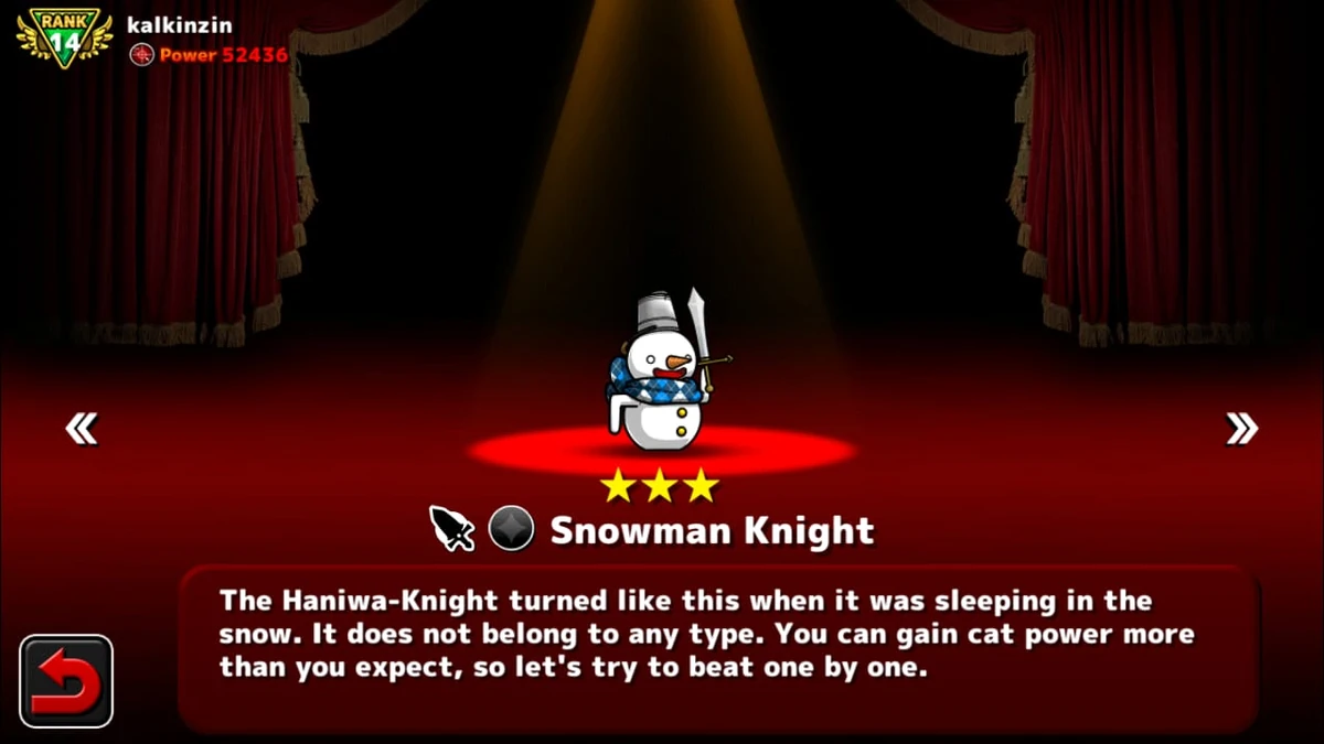 Snowman Knight | Cats the Commander Wiki | Fandom