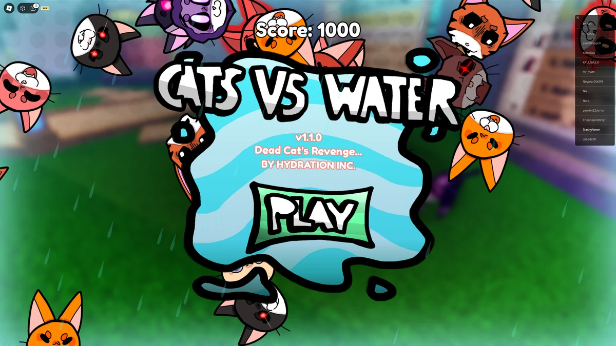 Score | Roblox Cats vs Water Wiki | Fandom
