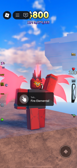 Fire elemental | Roblox Cats vs Water Wiki | Fandom