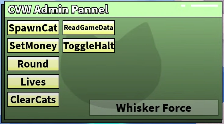 Admin Panel | Roblox Cats vs Water Wiki | Fandom