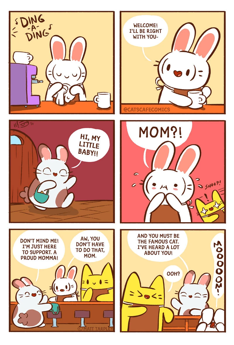 Rabbit's Mom Comes to the Cafe? | CatsCafe Wiki | Fandom
