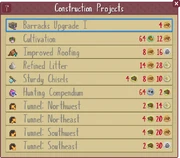 Construction projects | Cattails Game Wiki | Fandom