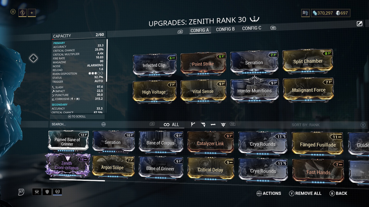 Zenith Build | Fandom