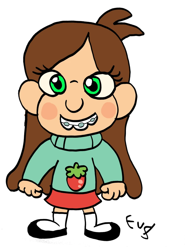 My drawing of Mabel (strawberry sweater) | Fandom