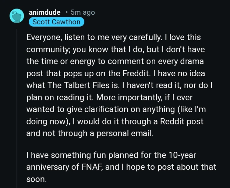 WHAT IN THE ACTUALL HELL IS GOING ON ANYMORE WITH THE TALBERT FILES ...